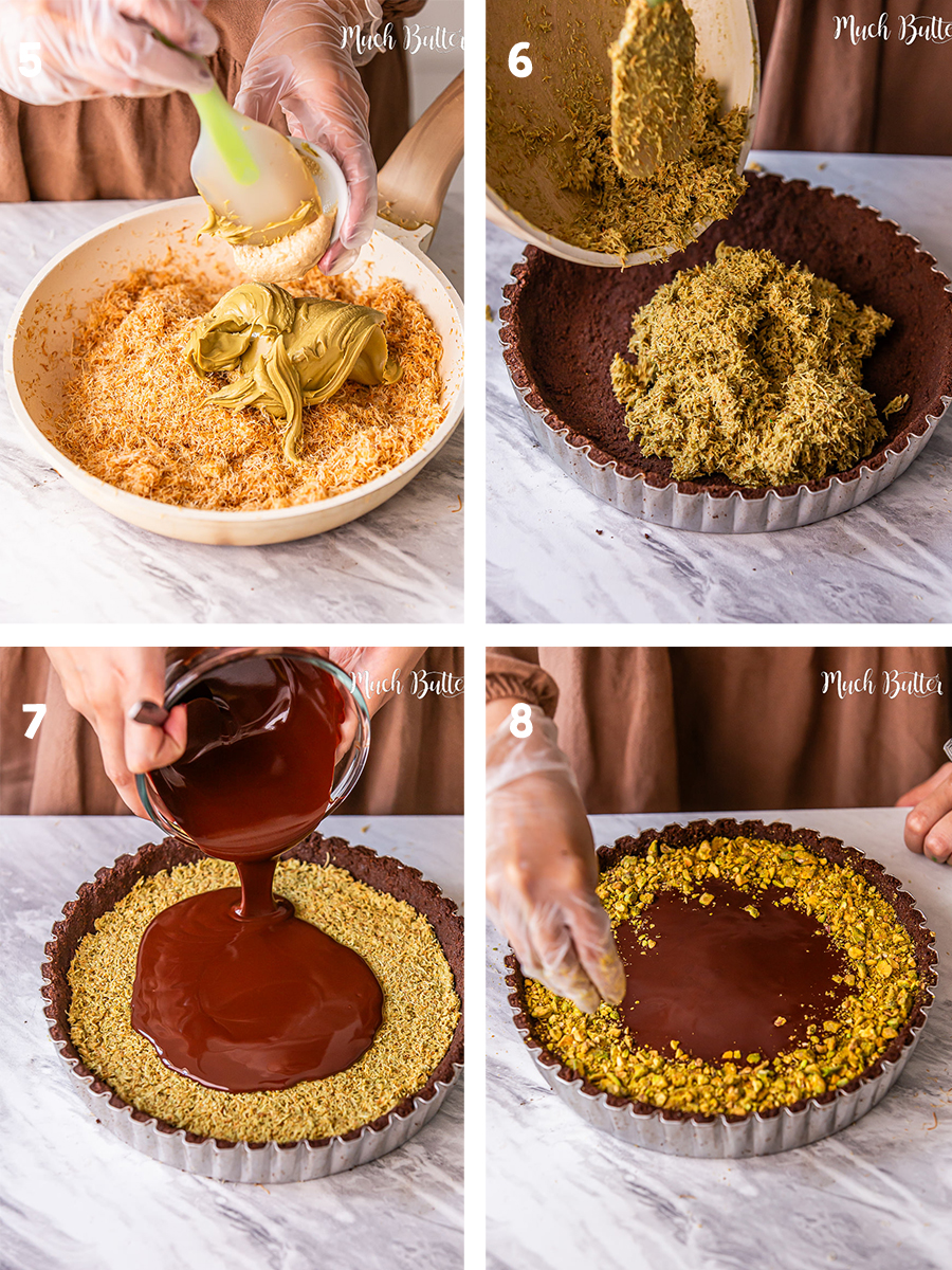Dubai Pistachio Chocolate Pie - Much Butter