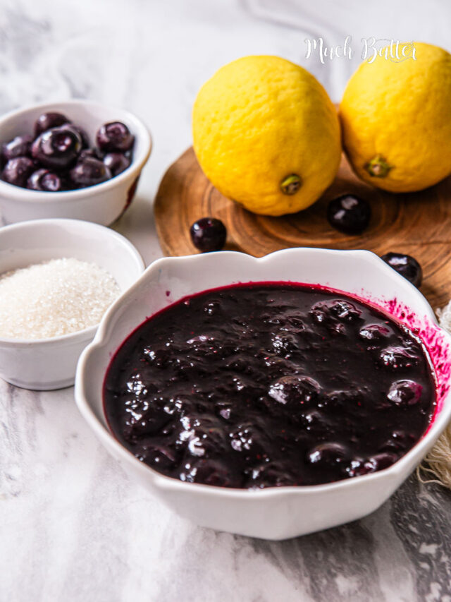 Homemade Blueberry Compote - Much Butter
