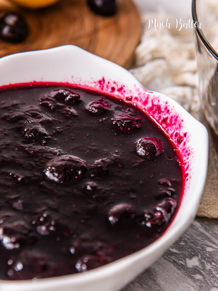 Homemade Blueberry Compote - Much Butter