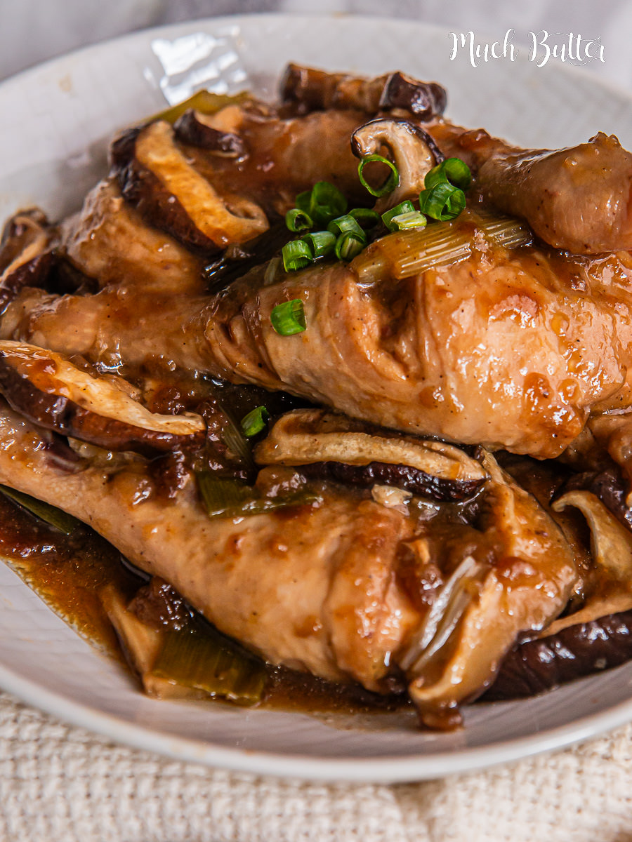 Steamed Ginger Chicken - Much Butter