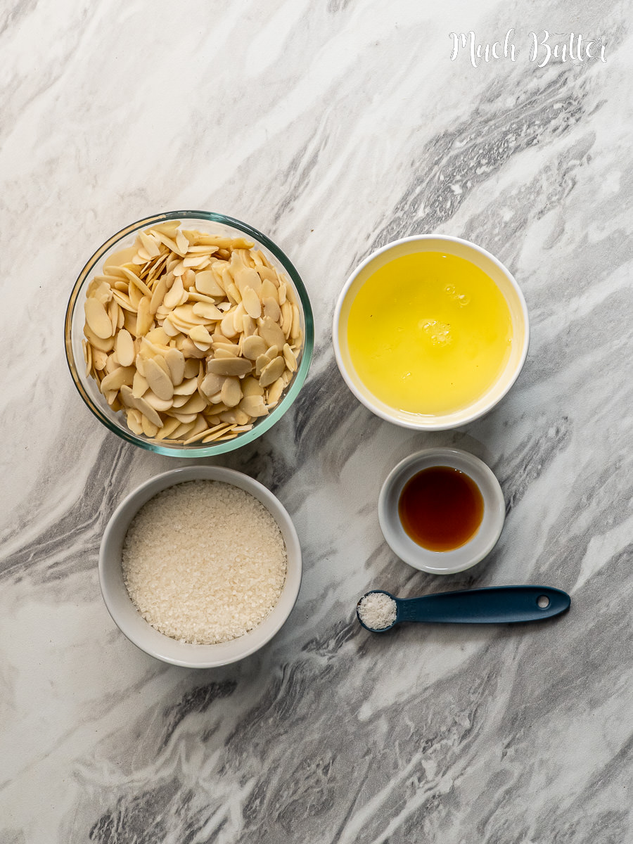 Thin and Crispy Almond Cookies - Much Butter