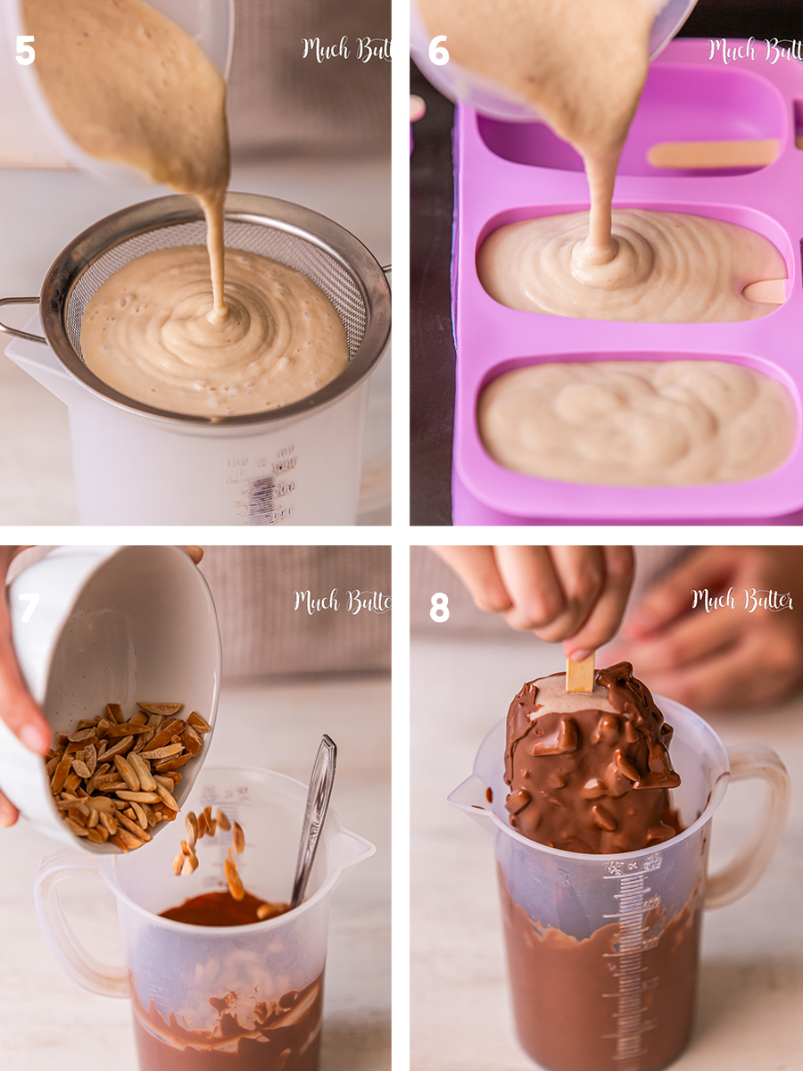 Healthy 'Magnum' Ice Cream (Chocolate-Covered Ice Cream Bar) - Much Butter