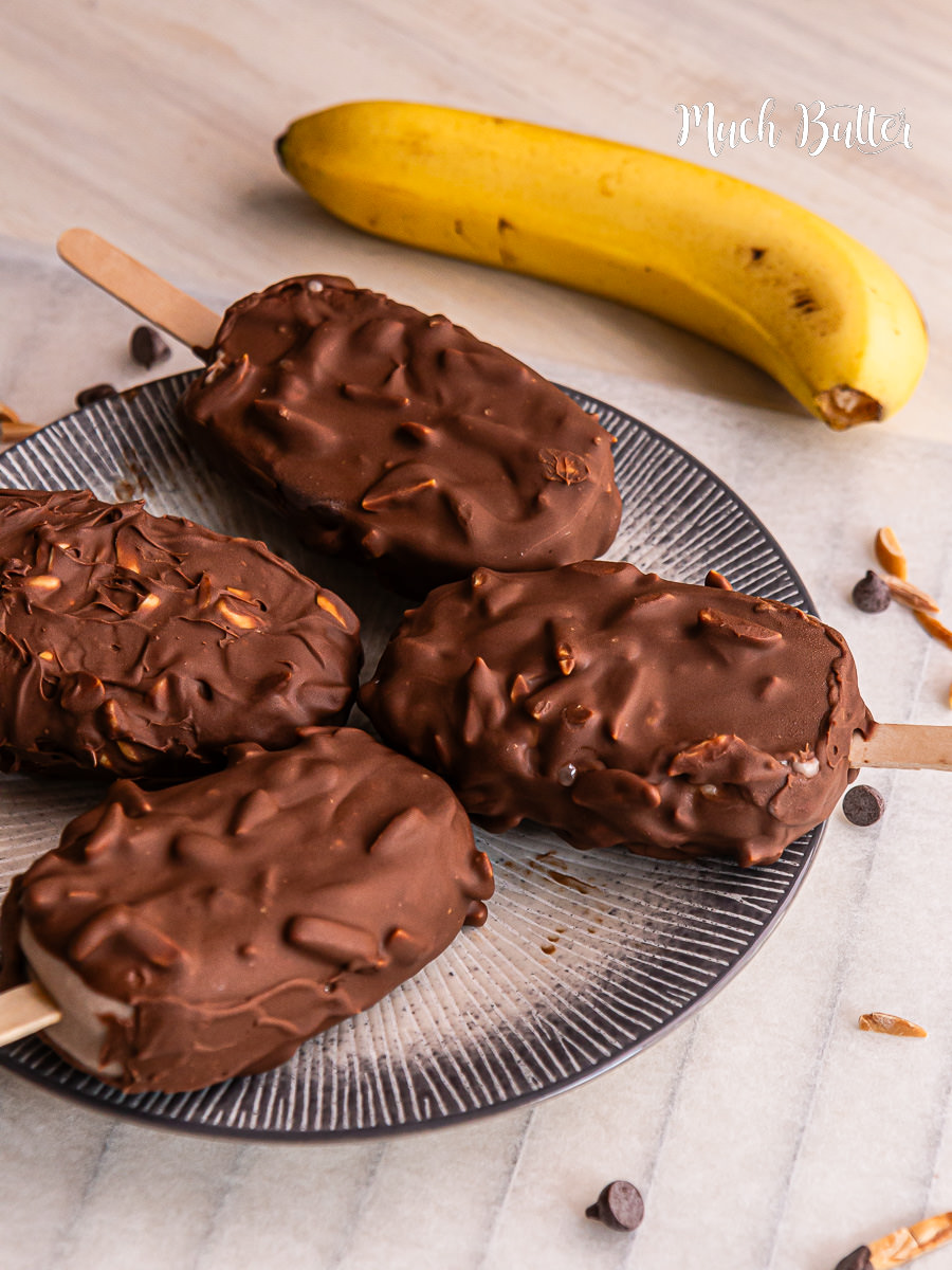 Healthy 'Magnum' Ice Cream (Chocolate-Covered Ice Cream Bar) - Much Butter