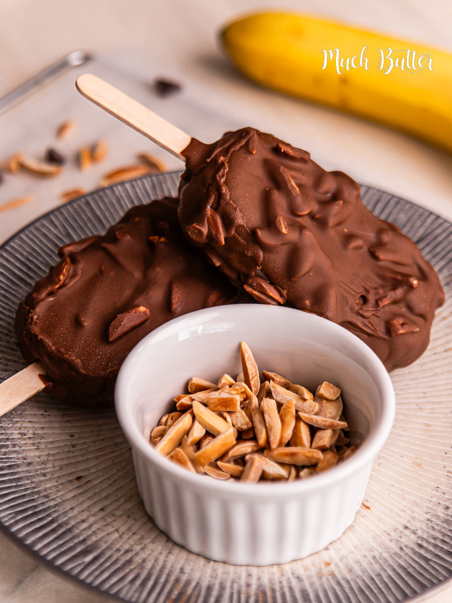 Healthy 'Magnum' Ice Cream (Chocolate-Covered Ice Cream Bar) - Much Butter