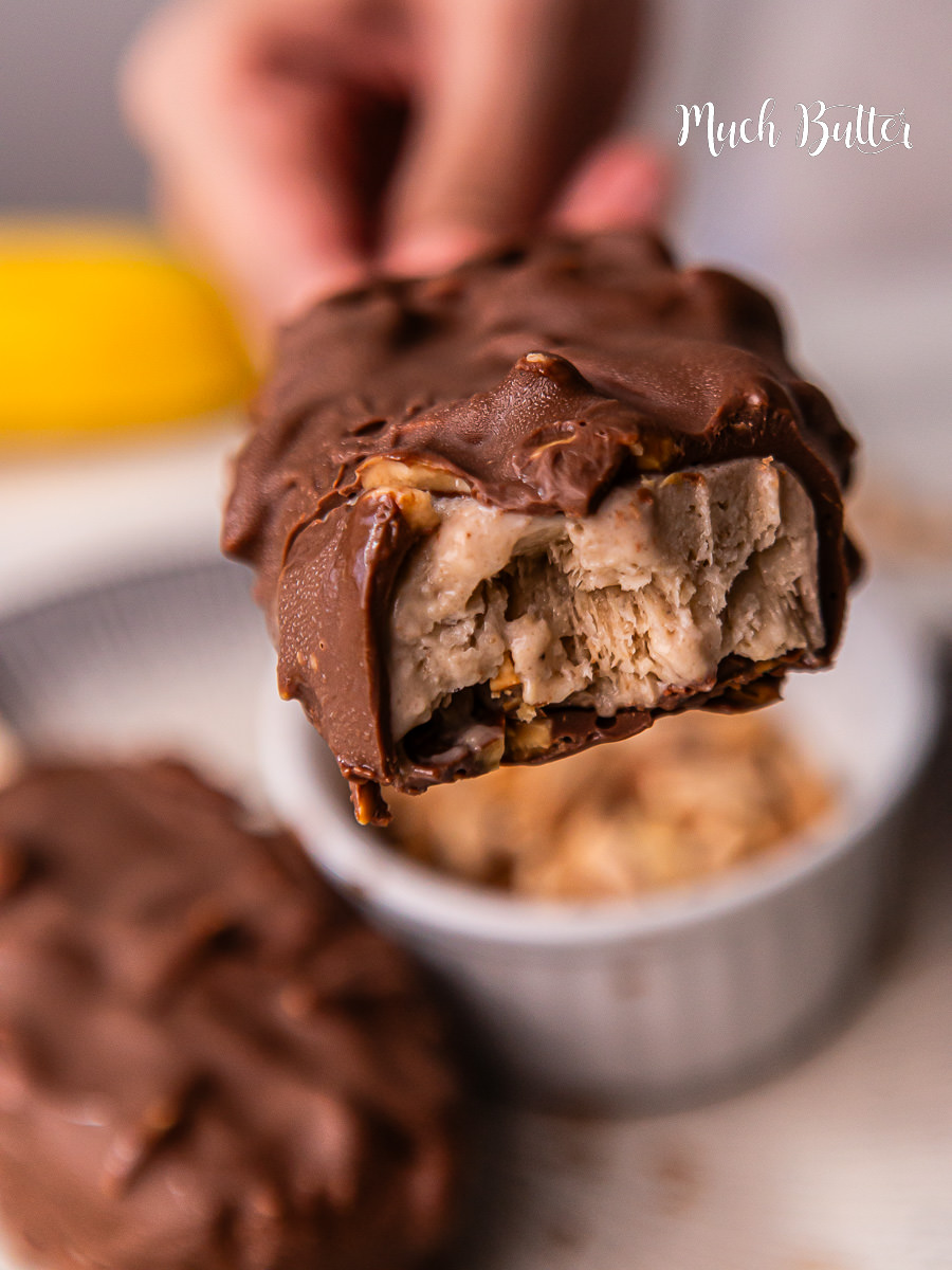 Healthy 'Magnum' Ice Cream (Chocolate-Covered Ice Cream Bar) - Much Butter