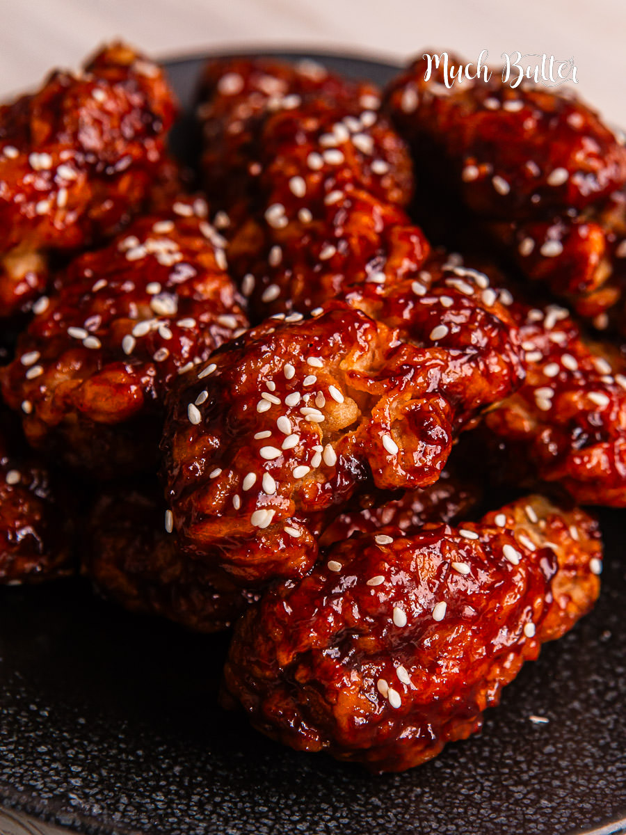 Yangnyeom Chicken Wings - Korean SweetSpicy Fried Chicken - Much Butter