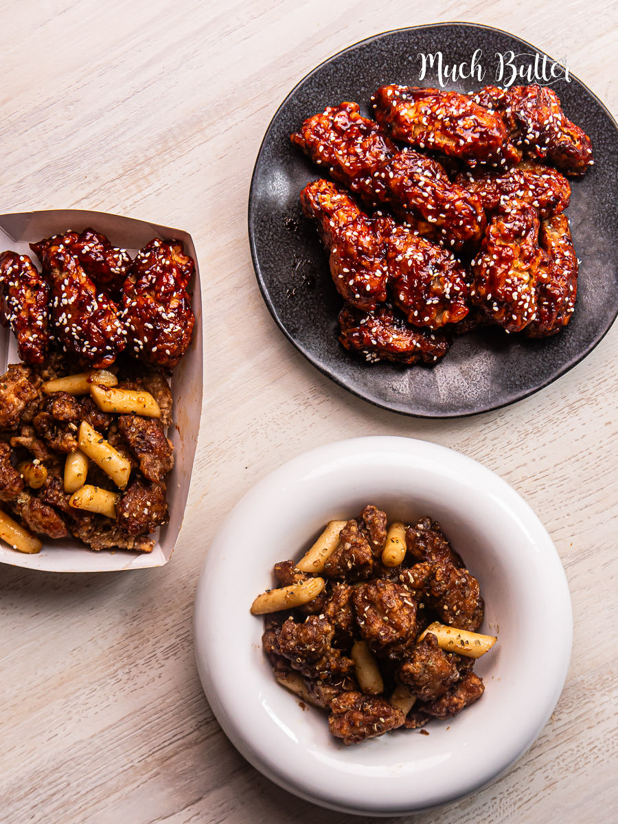 Honey Garlic Crispy Chicken - Much Butter